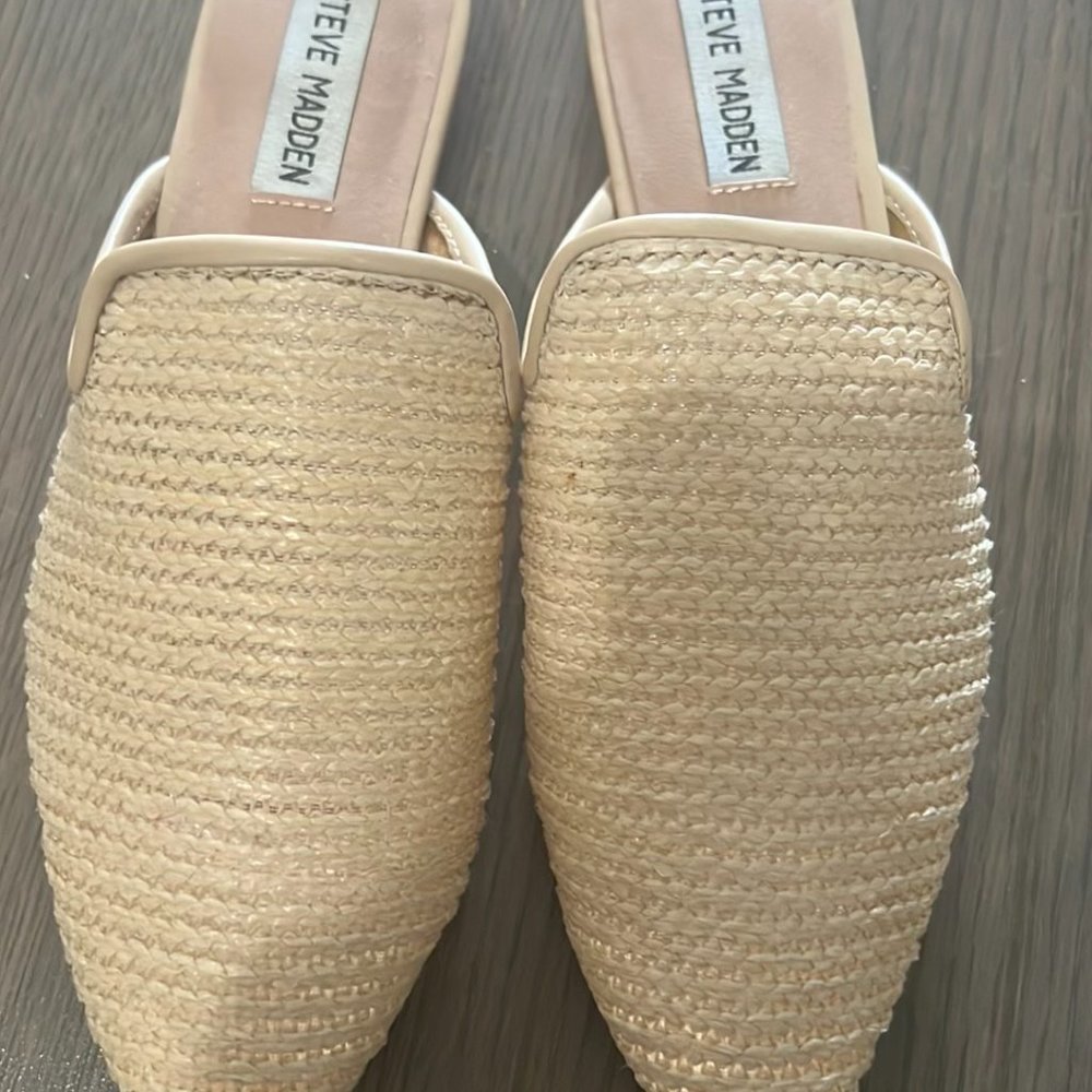 Steve Madden Raffia Mule - Gem